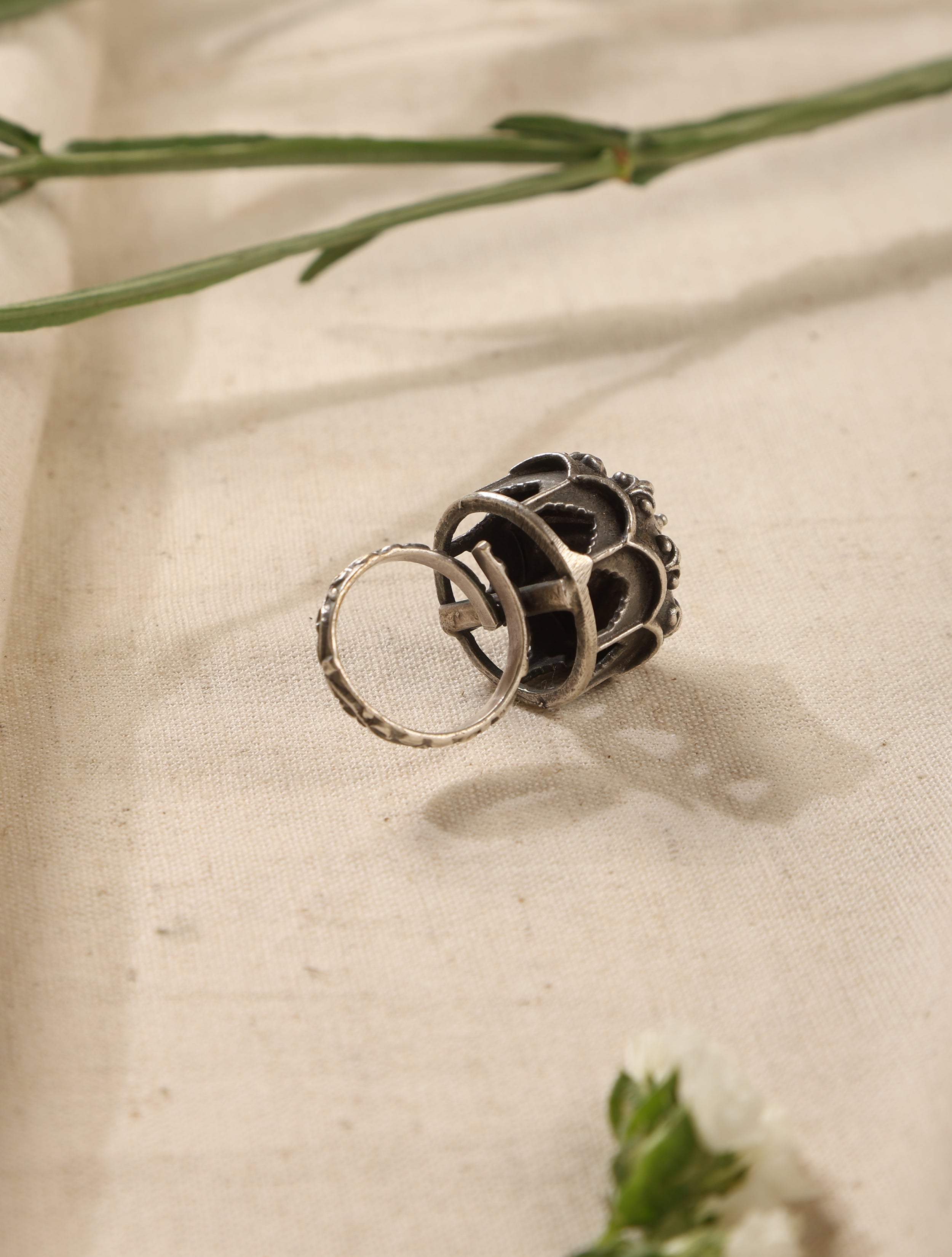 trueBrowns Silver Carousel Ring